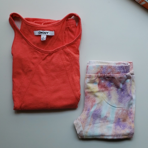 Dkny | Matching Sets | Dkny Adorable 9s Look Airbrush Tank Capri Set | Poshmark